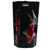 China Customized Design Moisture-Proof and Odor Proof Fish Food Standing Bag Large Capacity Handheld Pet Food Packaging Bag for sale