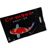 China Customized Design Moisture-Proof and Odor Proof Fish Food Standing Bag Large Capacity Handheld Pet Food Packaging Bag for sale
