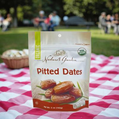 China Customize Matt Stand up Foil Packaging Plastic Bags for Dates Fruit Packaging DDP to United States Aluminum Recycled Mylar Bag for sale