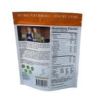 China Biodegradable LDPE Transparent Clear Ziplock Zipper Pouch Mylar Bag with Stand for Milk DDP USA for sale