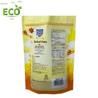 China Hot Selling Customized Zipper Mylar Stand Pouches Eco-Friendly Recyclable Doypack for Food Packaging Smell Proof Bag for Milk DDP USA for sale