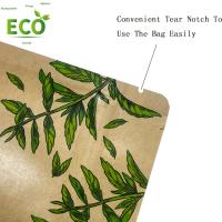 China Custom Capacities and Logo Kraft Paper Bag With Window and Zipper Manufacturer for Food Nut Flour Tea Rice Powder Cookies for sale