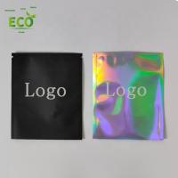 China Custom Printed Holographic Packaging Pouch Bag with Clear Window Effective for Disposable Cosmetics like Lotion for sale