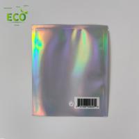 China Custom Printed Holographic Packaging Pouch Bag with Clear Window Effective for Disposable Cosmetics like Lotion for sale