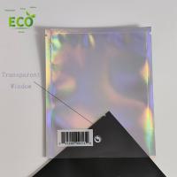 China Custom Printed Holographic Packaging Pouch Bag with Clear Window Effective for Disposable Cosmetics like Lotion for sale
