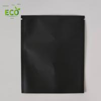 China Custom Black Matte Disposable Premium Stand Pouch for Beauty Packaging for Mascara Meat Cosmetic Samples Aluminum Foil Meat for sale