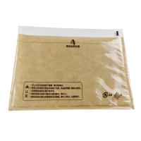 China Custom Printed Logo Brown Window Paper Bag Food Grade Microwave Bag Gravure Printing Surface Microwave Safe Meat Pasta Heating for sale
