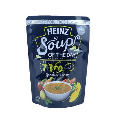 China Customized Bpa Free Foil Zipper Food Packaging Pouch Recycling Eco Friendly Dried Fruit Bag Mylar Bag Printed of Soup Bag for sale
