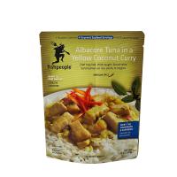 China Small Batch Custom Printing Food Grade Sealable and Leak Proof Polyester Film Bag Standing Food Bag Curry Bag for sale