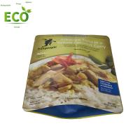 China Small Batch Custom Printing Food Grade Sealable and Leak Proof Polyester Film Bag Standing Food Bag Curry Bag for sale