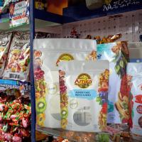 China Low Price Recycle Pouch 3.5 Mylar Bag Doypack Stand up Pouch Plastic Bag for Chocolate Candy Flat Pouch DDP to United States for sale