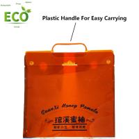 China Hot Selling Custom Orange PE 8 Side Seal Bag 500g Super Strong Odor Proof Stand for Fruits Vegetables Secure for Sushi Custom for sale