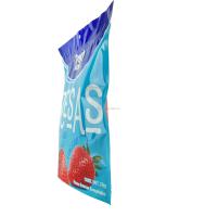 China Custom Designed Matte Snack Stand Pouch Food Grade Reusable Resealable Plastic Freeze Dried Fruit Natural Blueberry Packaging for sale