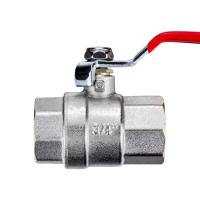 China DN15~25 Full Bore Threaded Brass Ball Valve With Long Handle for sale
