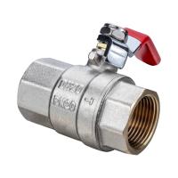 China DN15~25 Full Bore Threaded Brass Ball Valve With Long Handle for sale