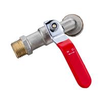China TMOK IBC Tank Use Copper Casting Brass Faucet Tap Cock Quick Open Bibcock for sale