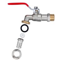 China TMOK IBC Tank Use Copper Casting Brass Faucet Tap Cock Quick Open Bibcock for sale