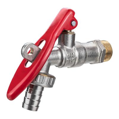 China 1/2 Inch Male Thread Manual Water Saving Design Garden Brass Water Tap Bibcock for sale