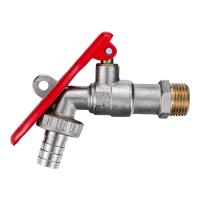 China 1/2 Inch Male Thread Manual Water Saving Design Garden Brass Water Tap Bibcock for sale