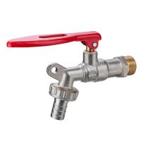 China 1/2 Inch Male Thread Manual Water Saving Design Garden Brass Water Tap Bibcock for sale