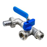 China 1/2Inch 3/4Inch Mixer Tap Brass Washing Machine Hose Bib Garden Water Tap for sale