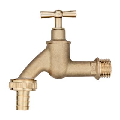 China Male Thread Water Sanitary Polished Brass Garden Hose Water Bib Tap for sale