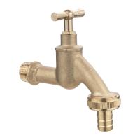 China Male Thread Water Sanitary Polished Brass Garden Hose Water Bib Tap for sale