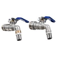 China Light Weight 1/2 Inch 3/4 Inch 20MM 25MM Garden Tap Brass Bibcock for sale