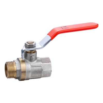 China 1/2 Inch BSPT Male X Female Thread Double Union Forged Cryogenic Brass Ball Valve for sale