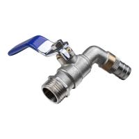 China Special Nozzle Hose Union Connect Brass Bibcock Valve For Garden Outdoor Use for sale