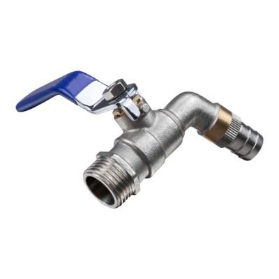 China Special Nozzle Hose Union Connect Brass Bibcock Valve For Garden Outdoor Use for sale