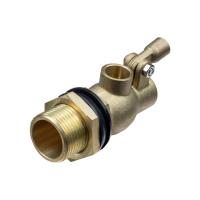 China Aluminum Vapor 25mm Brass Body Stainless Steel Ball Brass Float Valves For Water Tanks for sale