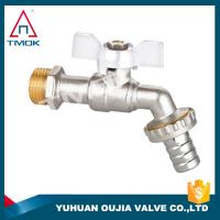 China Brass Basin Tap Waterfall Bathroom Brass Ball Valve Taper Wall Mount Brass Garden Bibcock for sale