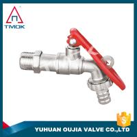 China Brass Basin Tap Waterfall Bathroom Brass Ball Valve Taper Wall Mount Brass Garden Bibcock for sale