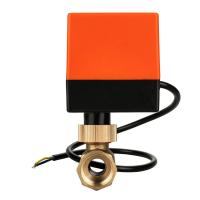 China TMOK 3 /4inch Dn20 12v Brass 2 Way Motorized Ball Electrical Valve For Flow Control Tools Part for sale