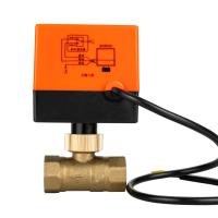 China TMOK 3 /4inch Dn20 12v Brass 2 Way Motorized Ball Electrical Valve For Flow Control Tools Part for sale