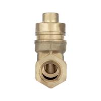 China Air Gun Transmission 1 In Body Brass Gate Valve Pn16 Brass Magnetic Locable Gate Valve for sale