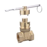 China Pneumatic 1.5 Inch 32mm 35mm Brass Magnetic Locable Gate Valve For Water for sale