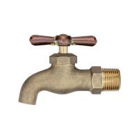 China Outdoor Garden Single Contorl Cold Brass Faucet Washing Machine Hose Material Brass Stop Bib for sale