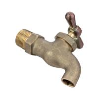 China Outdoor Garden Single Contorl Cold Brass Faucet Washing Machine Hose Material Brass Stop Bib for sale