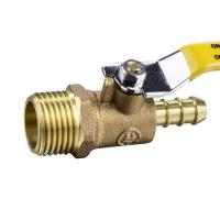 China TMOK Male Female End Hose Connection BSP Lever 1/2 Inch Brass Ball Gas Valve for sale