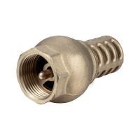 China TMOK 1/2 Inch Forged Brass Body Brass Filter Foot Valve For Water Pump for sale