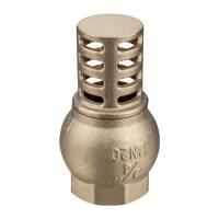 China TMOK Factory Direct 1 2 3 Inch Brass Water Pump Foot Valve With Strainer for sale