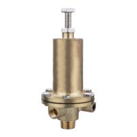 China BSP Thread 1/2 Inch Square Cover Direct Acting Brass Pressure Reducing Valve for sale