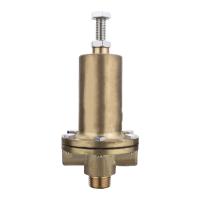 China BSP Thread 1/2 Inch Square Cover Direct Acting Brass Pressure Reducing Valve for sale