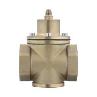 China Forged Self Operated 3/4 Inch-2 Inch Adjustable Water  Brass Differential Pressure Valve for sale