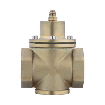 China Forged Self Operated 3/4 Inch-2 Inch Adjustable Water  Brass Differential Pressure Valve for sale
