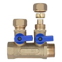 China 3/4 Inch 1 Inch 2 Way 3 Way 4 Way Brass Water Manifold for Water Distributor for sale