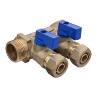 China 3/4 Inch 1 Inch 2 Way 3 Way 4 Way Brass Water Manifold for Water Distributor for sale