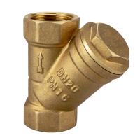 China Seal Hydraulic Oil Filter Water Pump 1 Inch Brass Foot Valve Y Pattern Strainer for sale